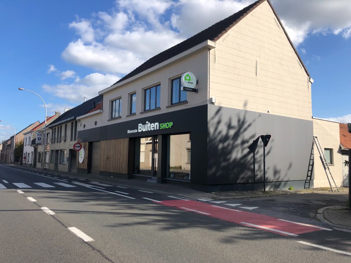 Réalisation Alucobond Herzele - Toitmat Matériaux de Construction - Heule, Oostkamp, Merelbeke ...