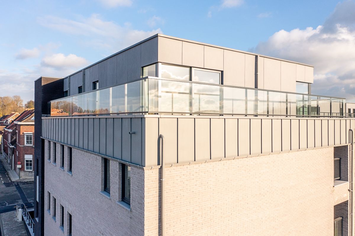 Réalisation Equitone Antoing - Toitmat Matériaux de Construction - Heule, Oostkamp, Merelbeke ...