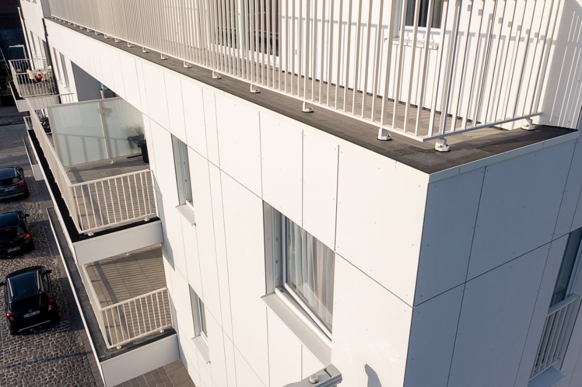 Réalisation Equitone Wevelgem - Toitmat Matériaux de Construction ...