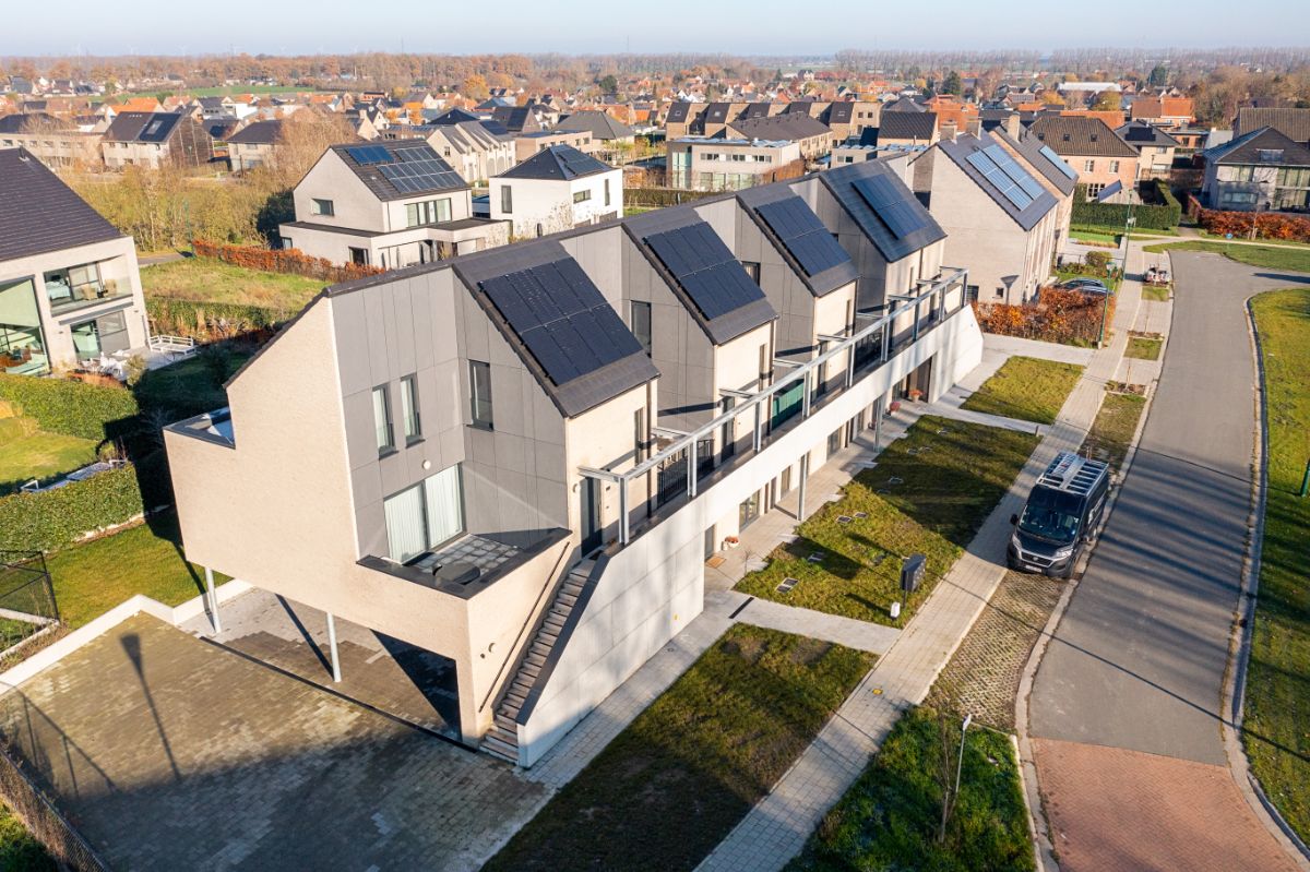 Réalisation Equitone Zomergem - Toitmat Matériaux de Construction - Heule, Oostkamp, Merelbeke ...